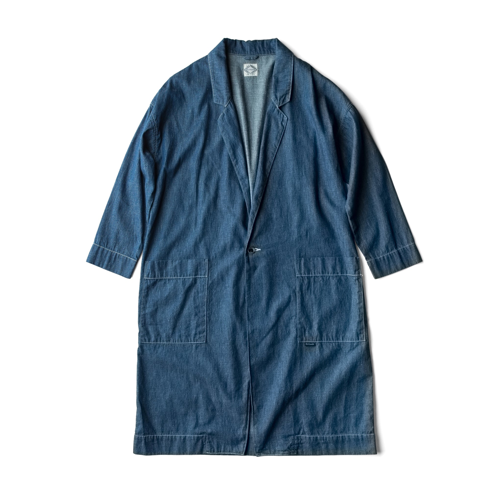 Oversized Shop Coat - light blue – EL Canek jeanslab